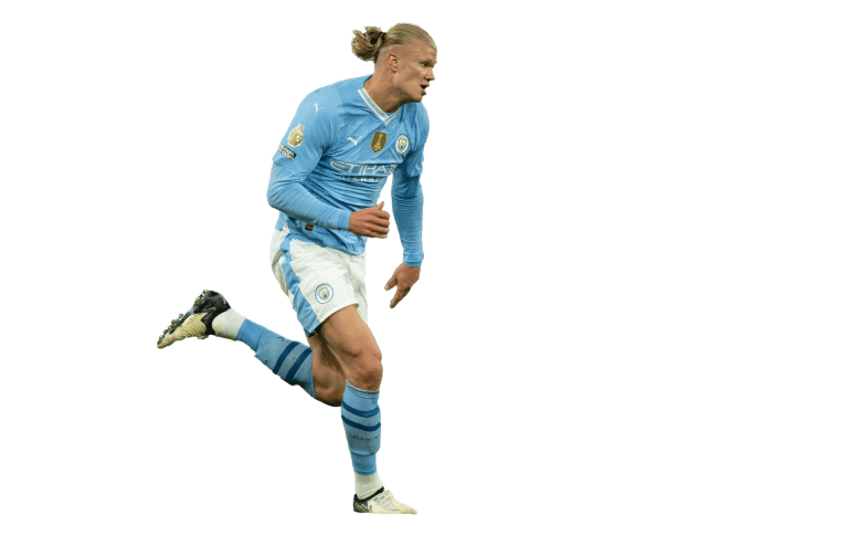 Haaland PNG Manchester City Football Render Image