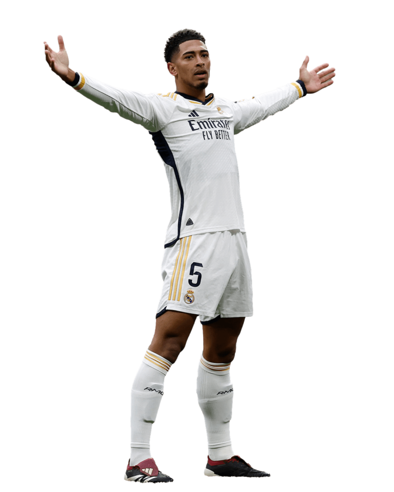 Bellingham PNG Real Madrid Football Render