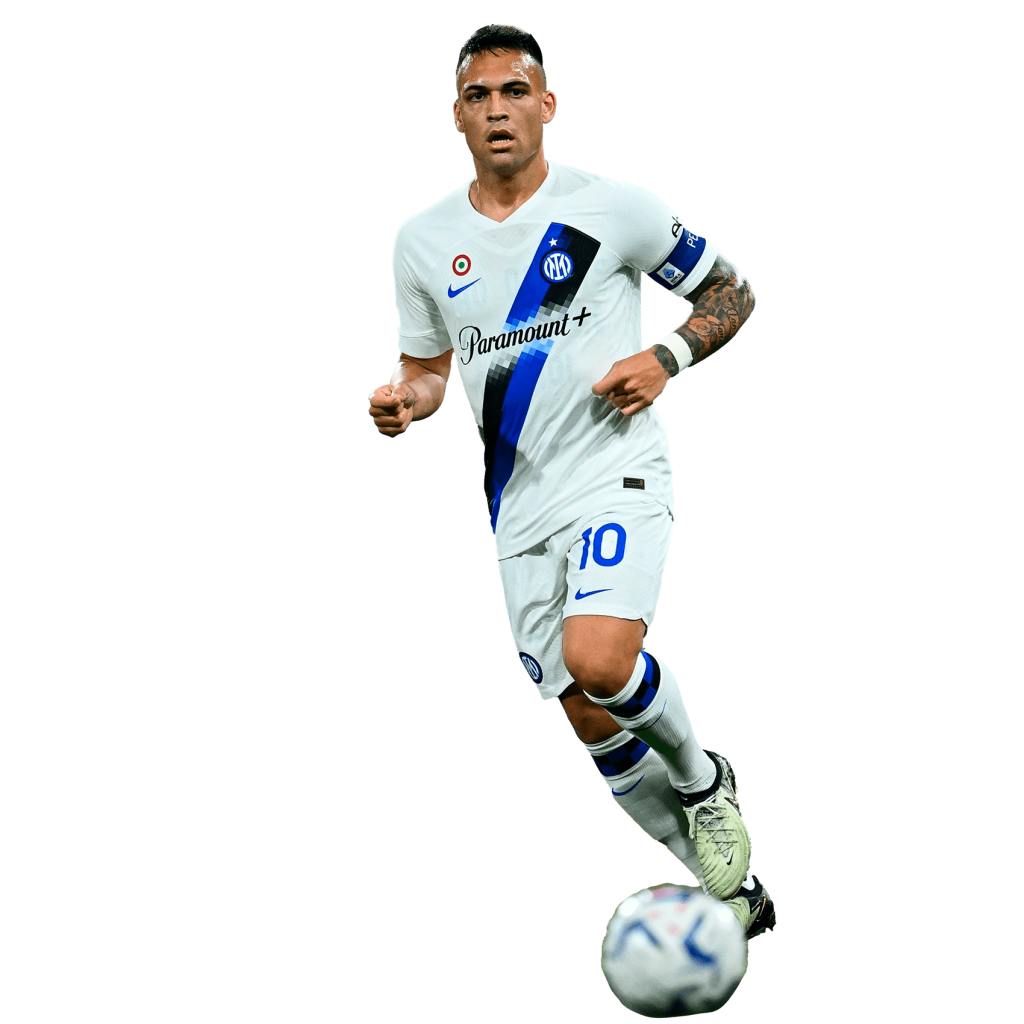 Lautaro Martinez PNG Inter Football Render