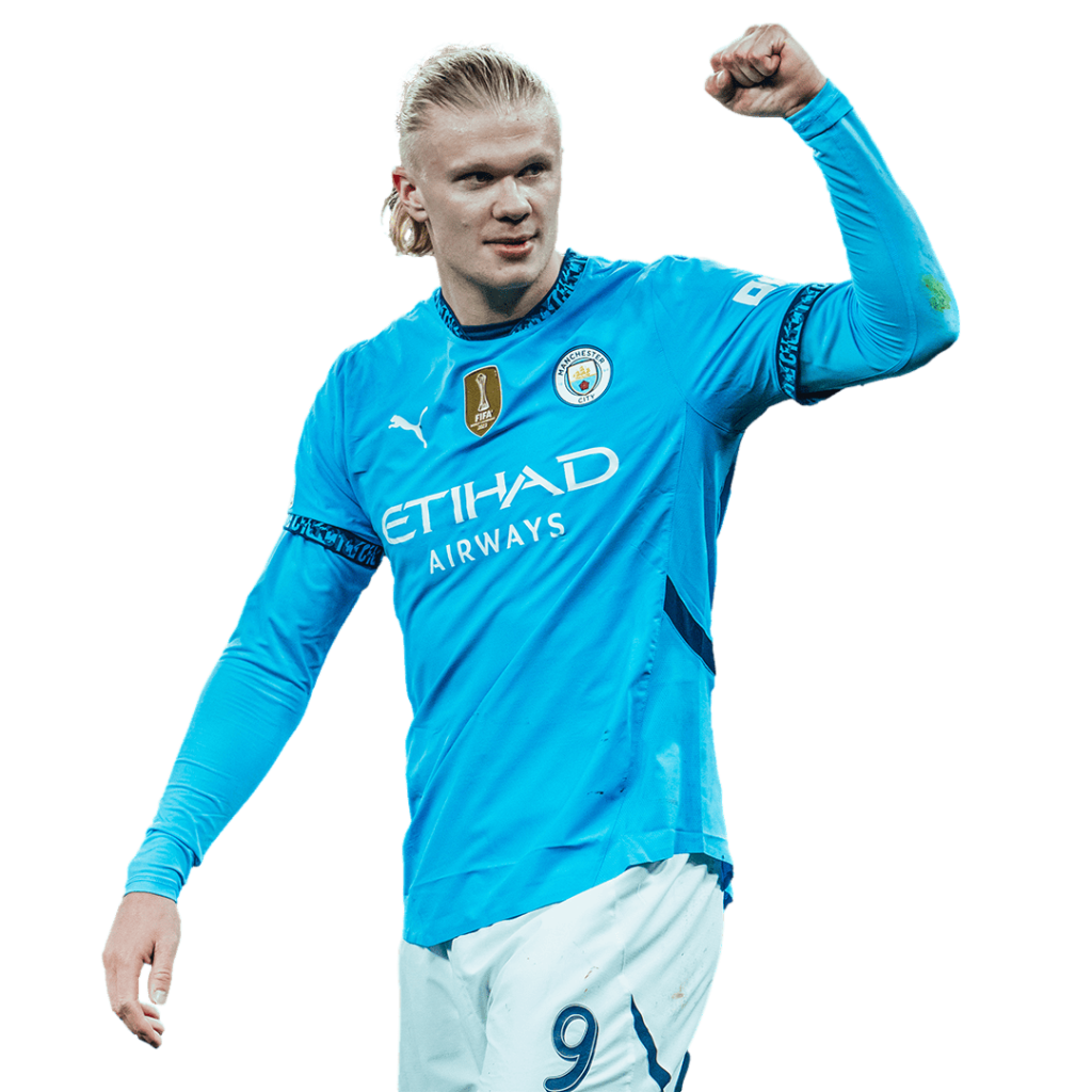 Haaland PNG Manchester City Football Render