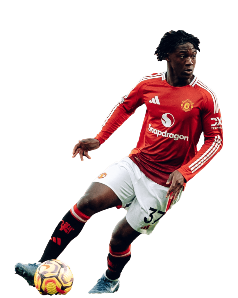 Kobbie Mainoo PNG United Football Render